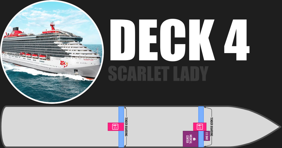 Scarlet Lady Deck Plans 2025 with Layout & Activities